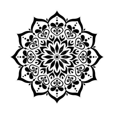 Round Mandala Design Vector Png Image - Photo #1528 - Vectorjungal